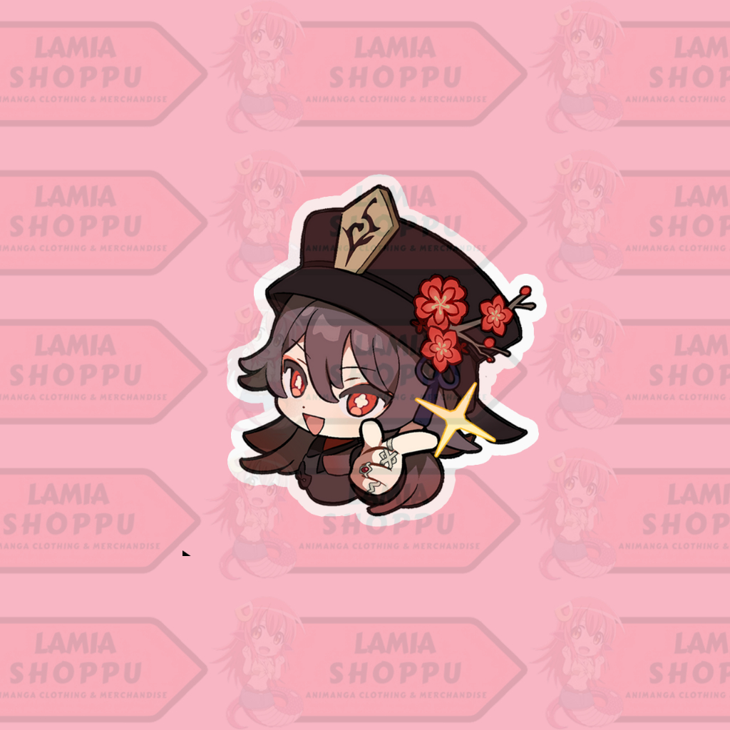 Jual Stiker Genshin Impact Hutao | Sticker Hutao Chibi Waifu | Shopee ...