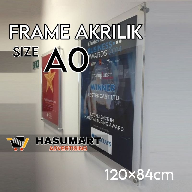 Jual Frame A0 Akrilik (Frame Poster, Brosur, Sertifikat) Bingkai ...