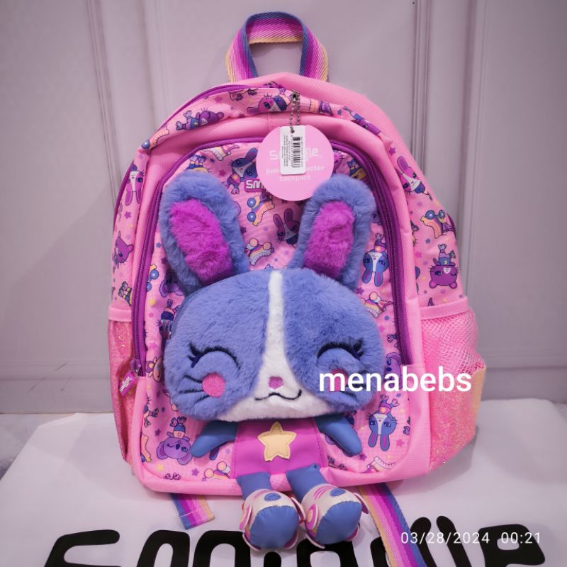 Jual Smiggle Backpack / Lunchbox Junior Character Animalia Blue Rabbit ...