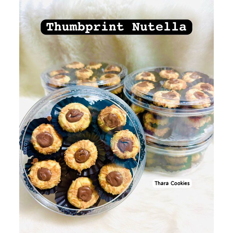 Jual TG - Kue Thumbprint Nutella / Thumbprint Nutella Cookies / Kue ...
