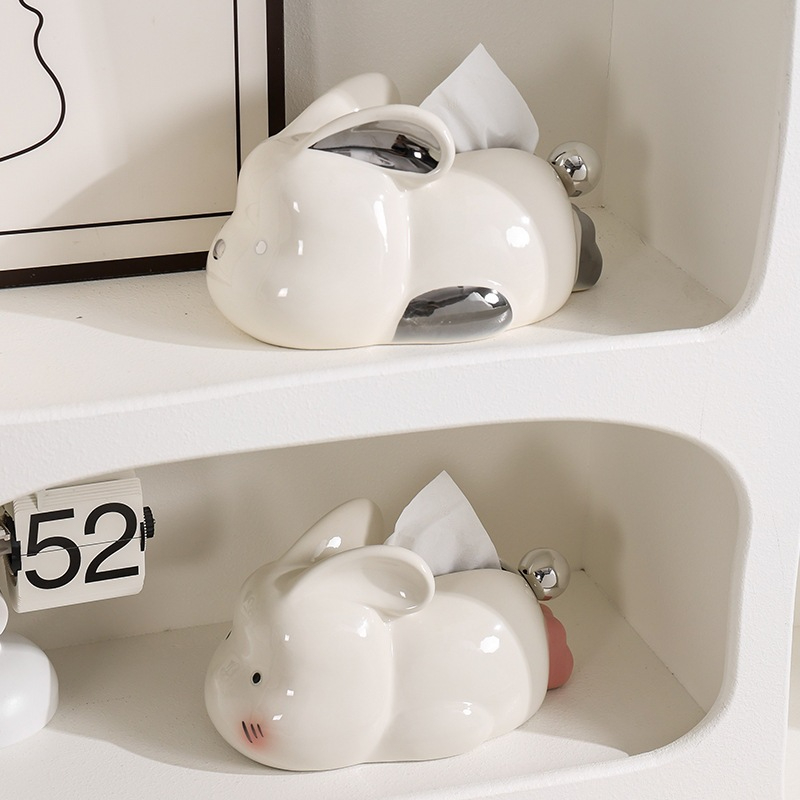 Jual CERAMICS TISSUE BOX/Aesthetic Luxurious Tissue Box/Vintage Korean ...