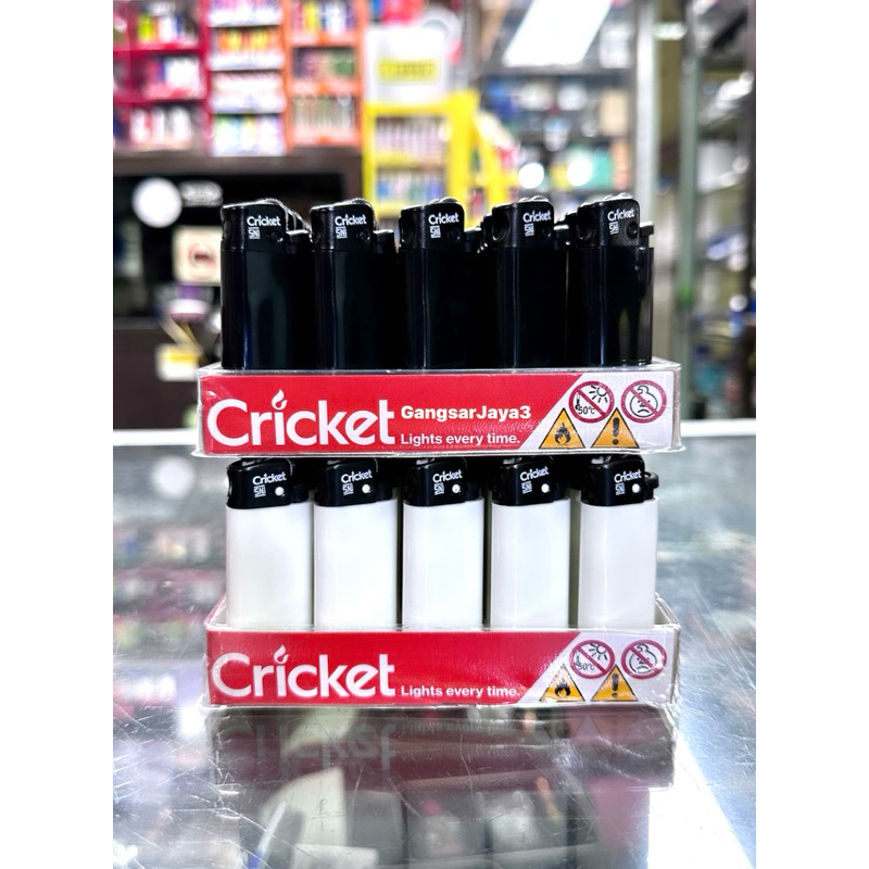 Jual korek Cricket mini original philipines polos hitam solid 50pc ...