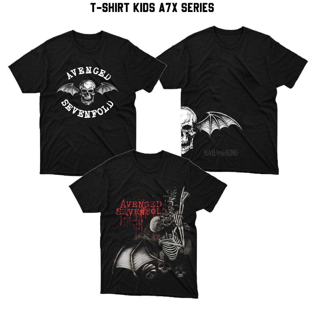 Jual Kaos anak Band Avenged sevenfold A7X series Hitam | Shopee Indonesia