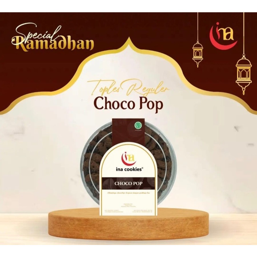 Jual Ina Cookies Kue Kering Premium Choco Pop Toples Reguler | Shopee ...