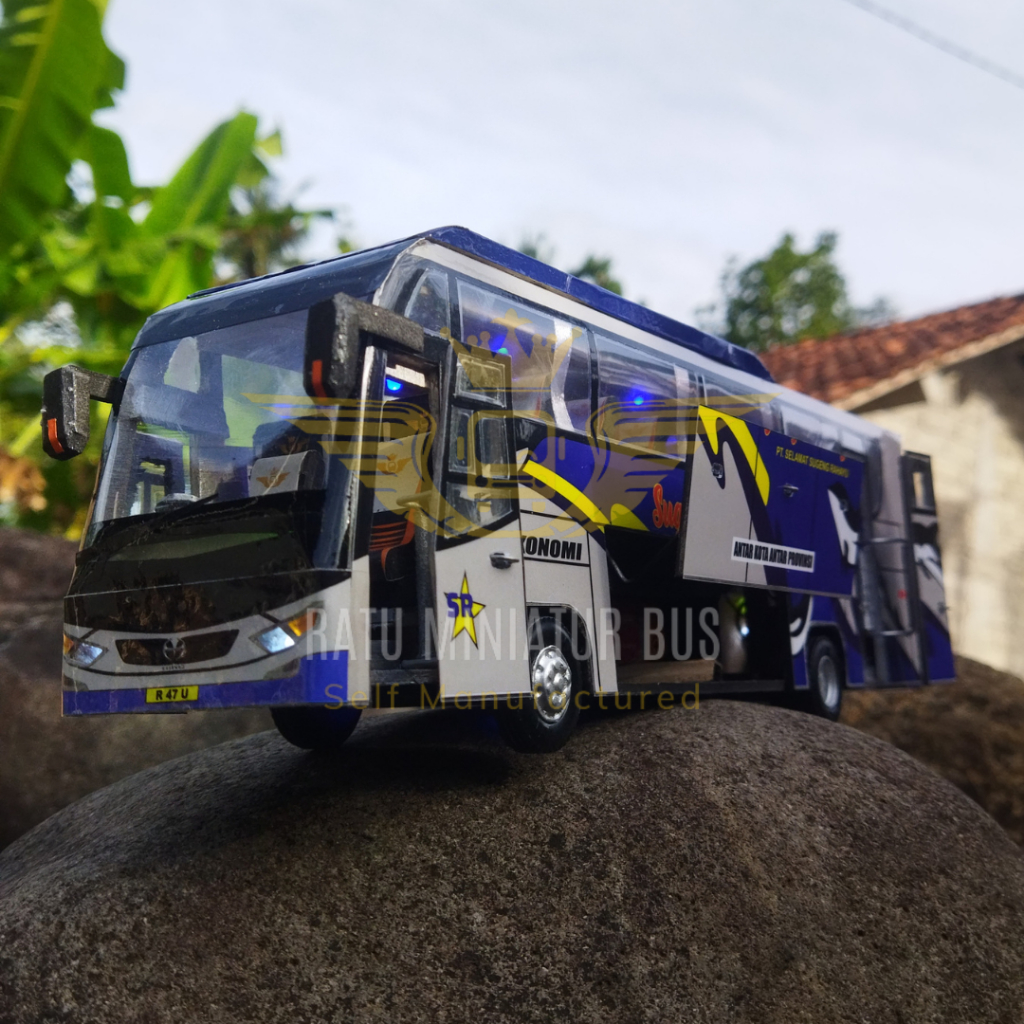 Jual Miniatur Bus Sugeng Rahayu Discovery Full Spek Telolet | Shopee ...