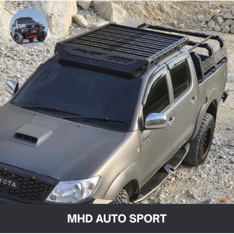 Jual Roofrack roof rack arcade double cabin hilux triton ranger navara ...