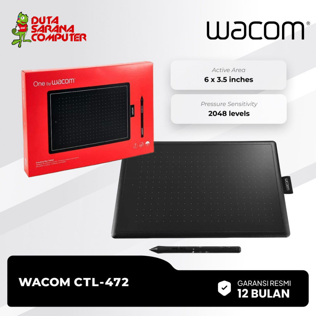 Jual New Digital Graphic Drawing Tablet Pad Small One by Wacom CTL-472 ...