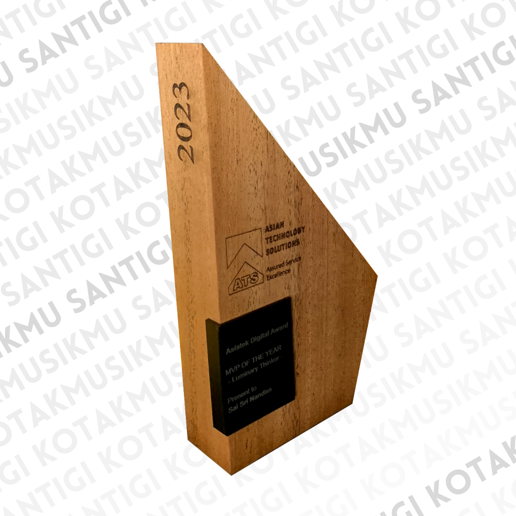 Jual Trophy Kayu Custom (Tipe-1) | Piala Kayu Custom | Plakat Kayu ...