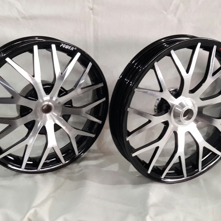 Jual Velg Racing Tapak Lebar Power Mio j Soul GT 110 Evolution Black ...