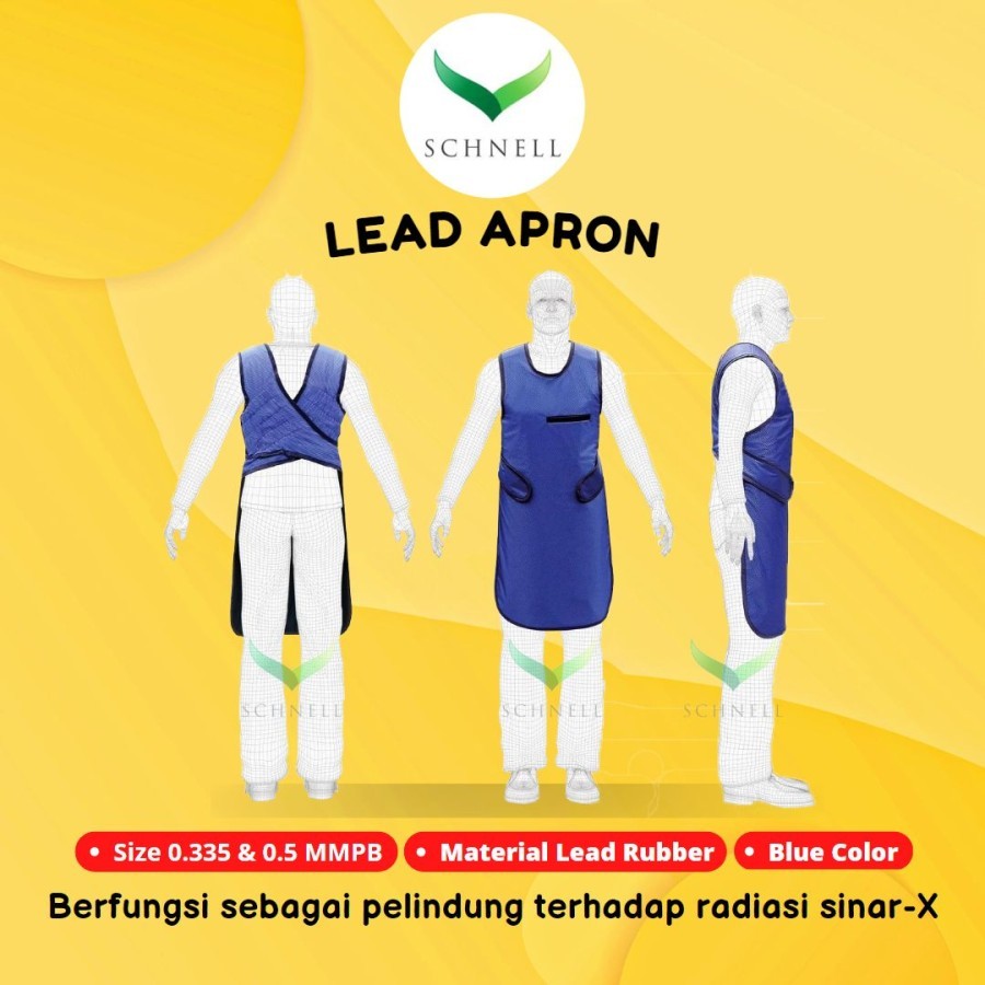 Jual Lead Gown Apron Long / Baju Pelindung Radiasi / Celemek X-Ray ...