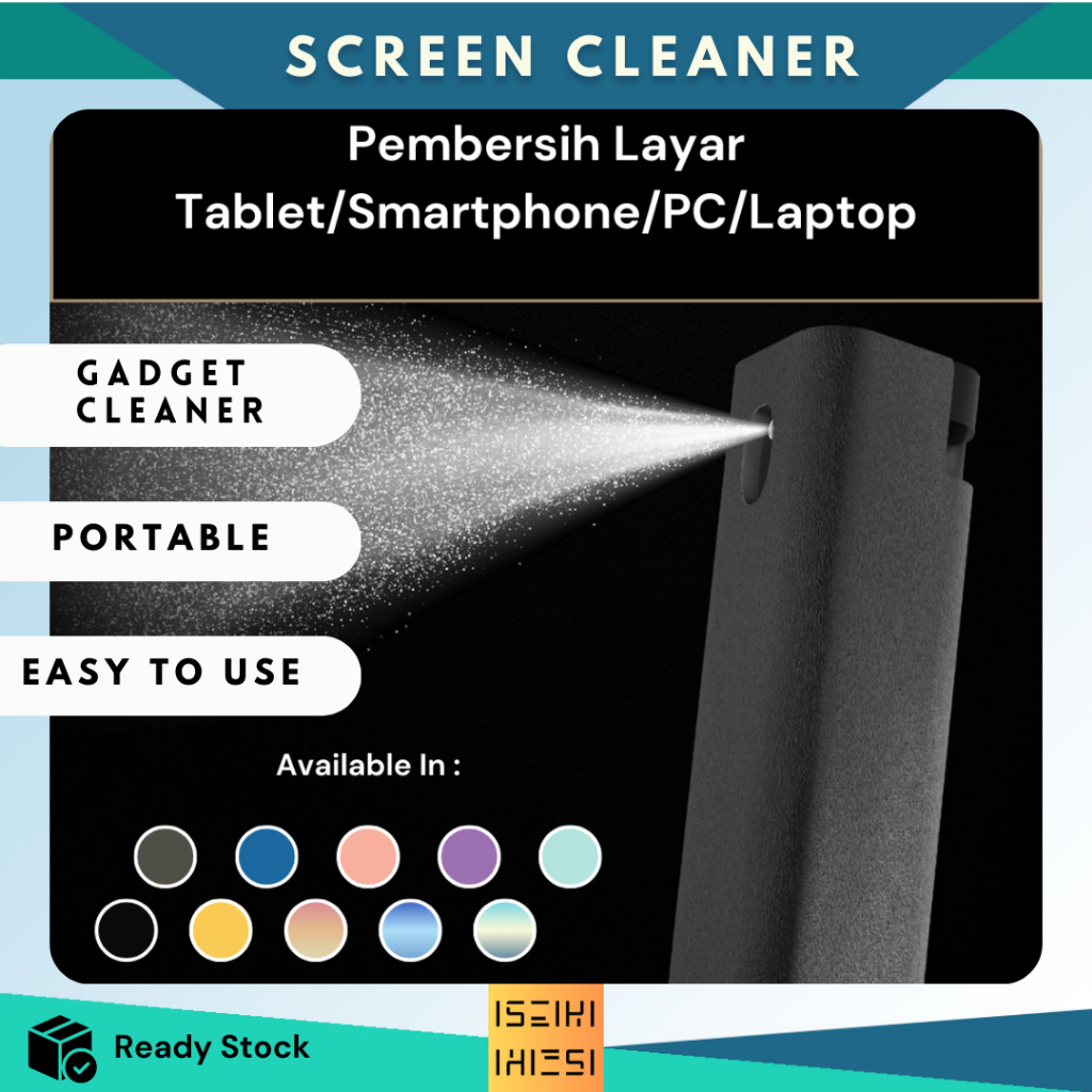 Jual Screen Cleaner Spray Handphone Tablet Laptop PC dengan Cover ...