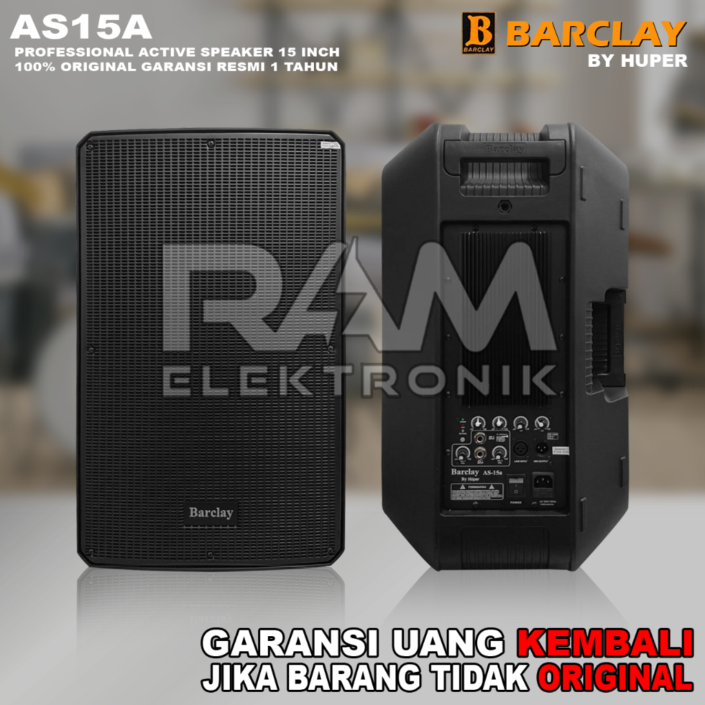 Jual Speaker Aktif 15 Inch Barclay As15a As 15a As 15 A Original By