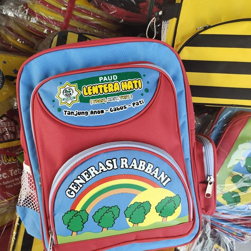 Jual TAS SEKOLAH CUSTOM | TAS SEKOLAH BORDIR LOGO | TAS SEKOLAH ANAK ...