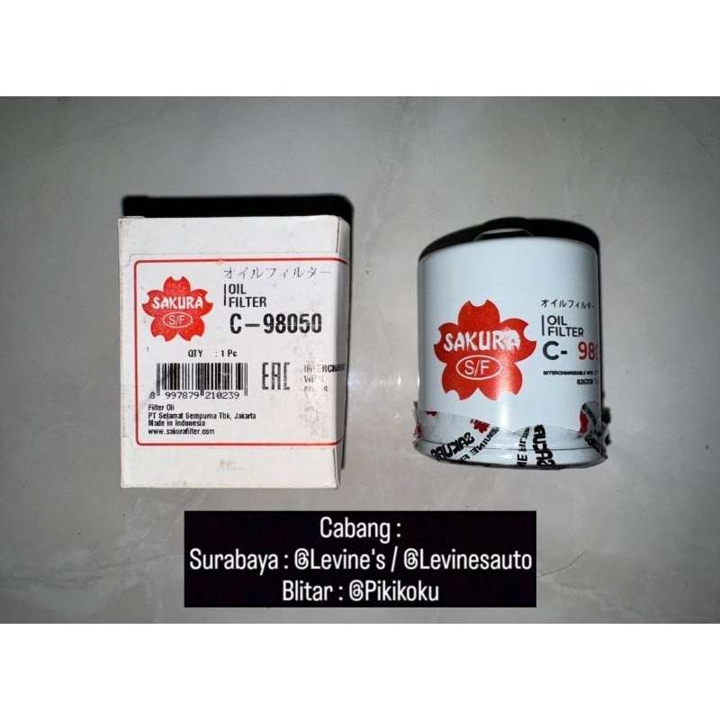Jual filter oli vespa matic sakura C-98050 / filter oli vespa matic ...