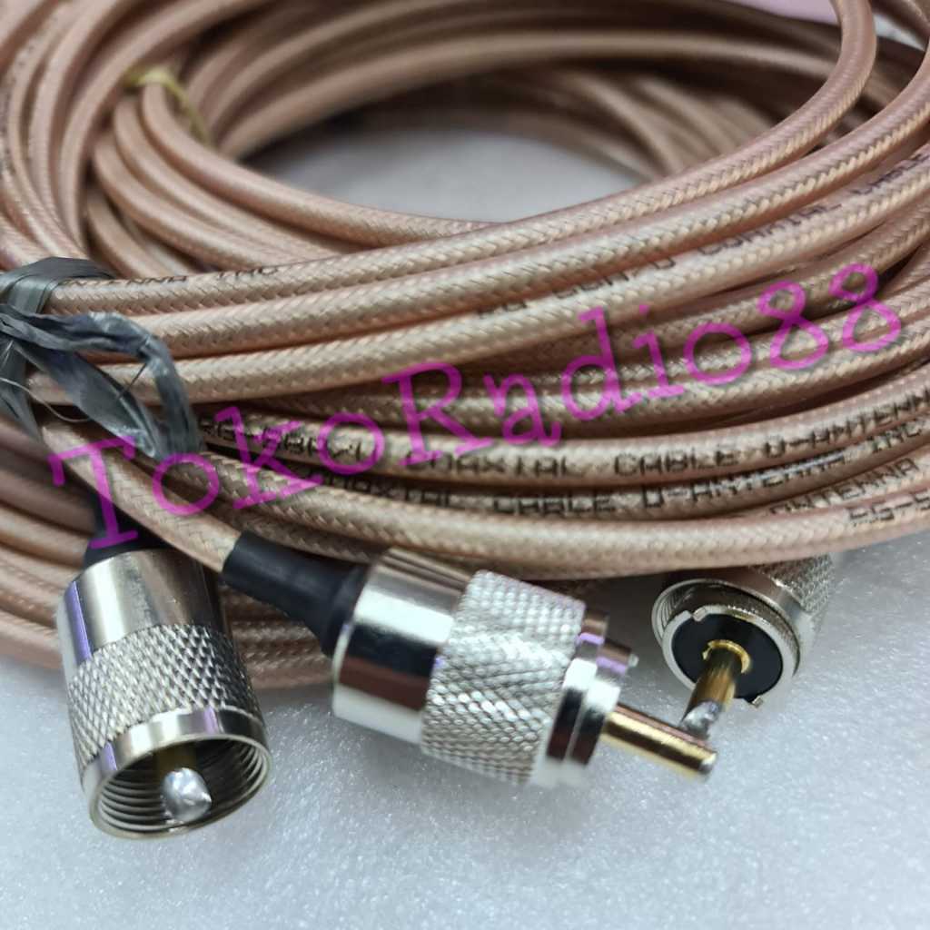 Jual Cable Antenna Mobil Teflon RG58 Kabel Antena mobile HT RIG | Shopee Indonesia