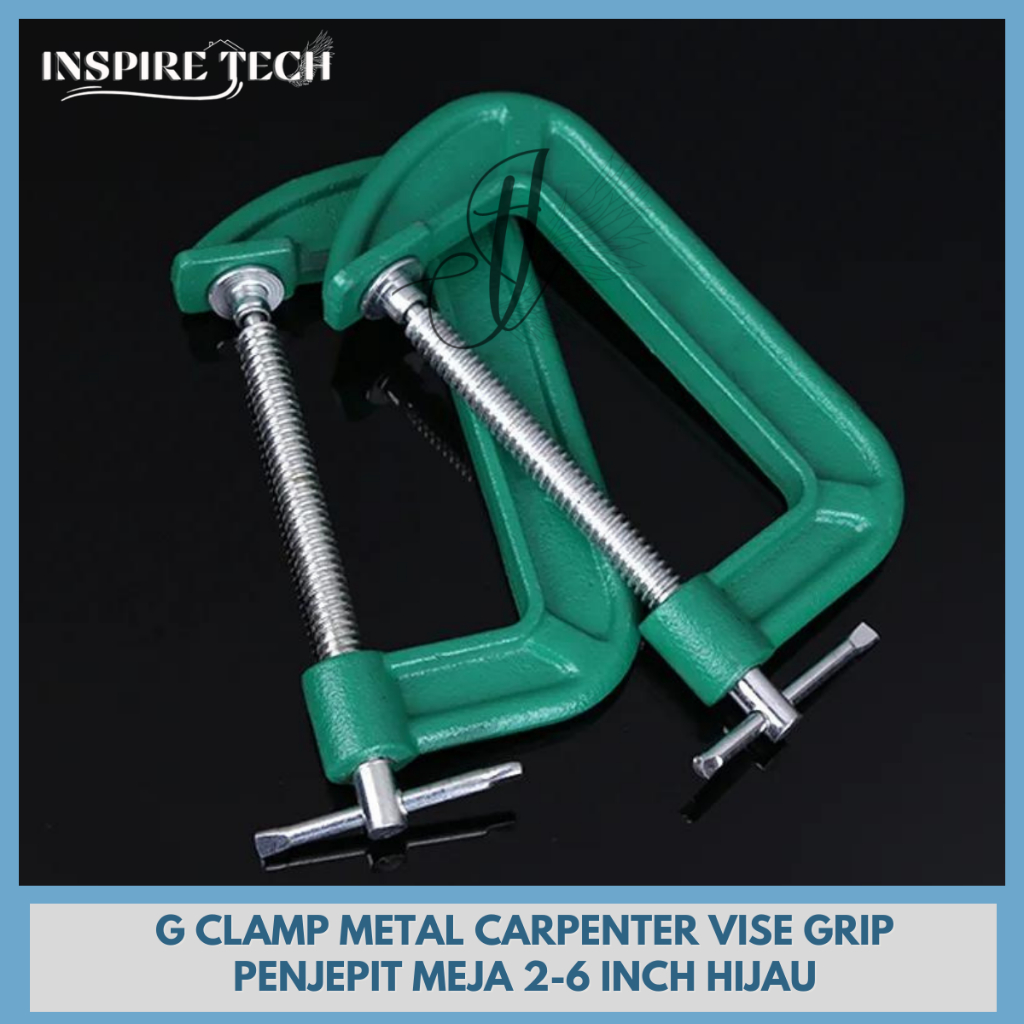 Jual C/G Clamp Klem Catok HIJAU Jepit Meja Heavy Duty 2-6 INCH CLAMP G ...
