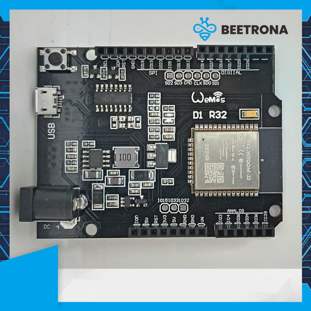 Jual Wemos ESP32 UNO D1 R32 WIFI Bluetooth Development Board | Shopee ...