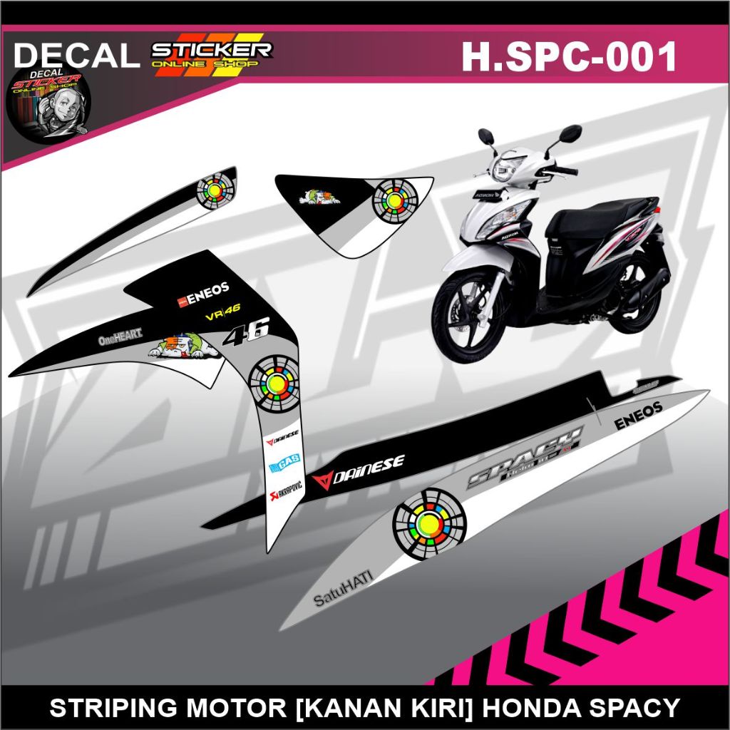 Jual STIKER MOTOR HONDA SPACY STICKER DECAL STRIPING VARIASI MURAH ...