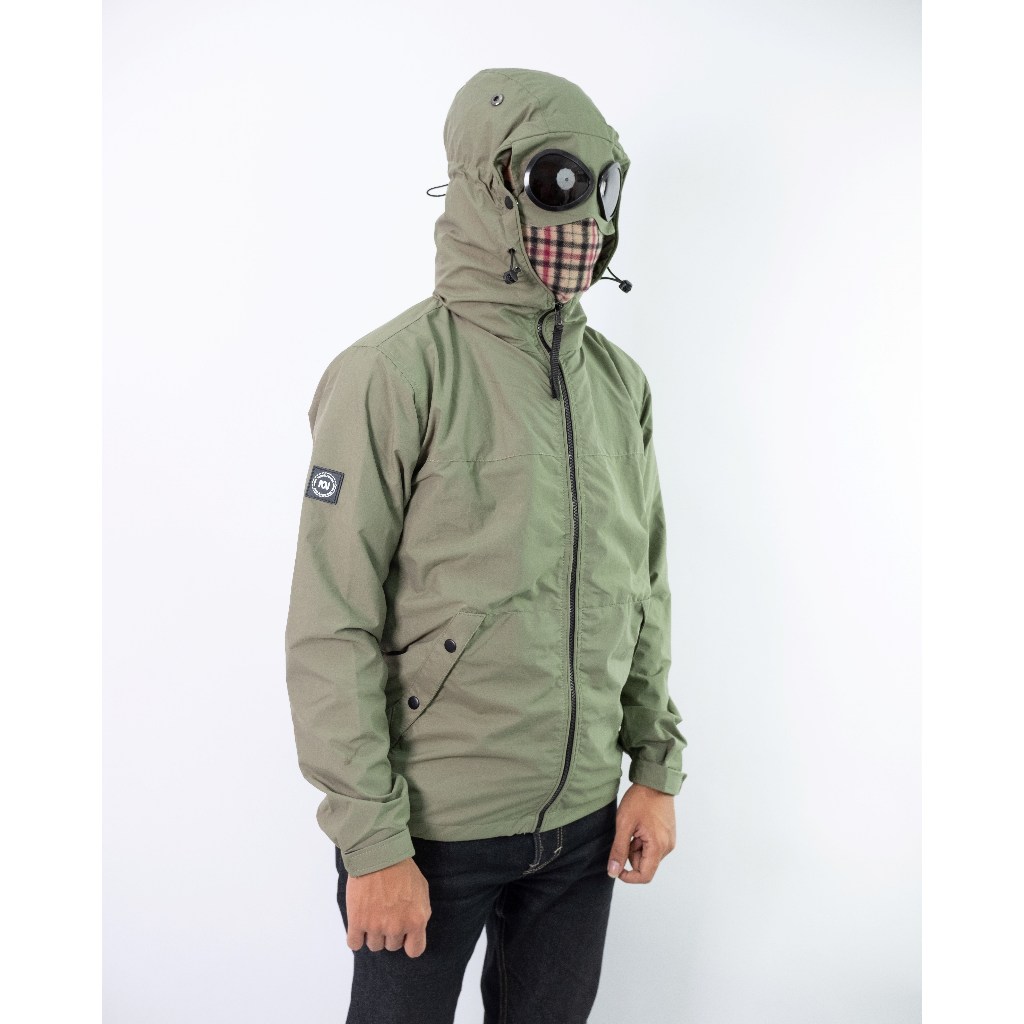Jual Troublemaker - Goggle Jacket - Blitzkrieg Olive | Shopee Indonesia
