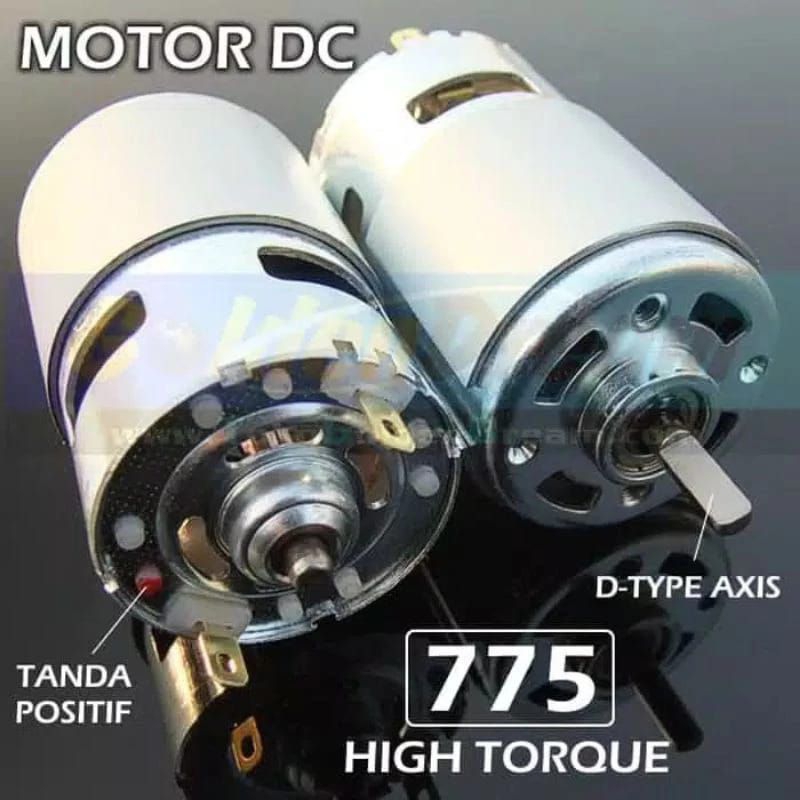 Jual Motor DC 775 motor DC 775 12v high-heels torsi speed dinamo mesin power tools DIY | Shopee ...