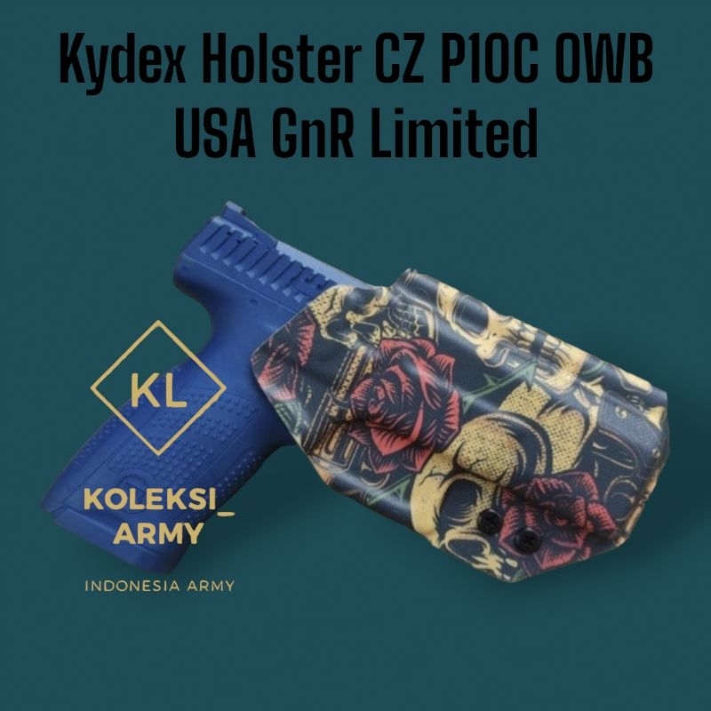 Jual Kydex Holster CZ P10C GnR Limited Cz P10 C OWB Quick Draw Roses ...