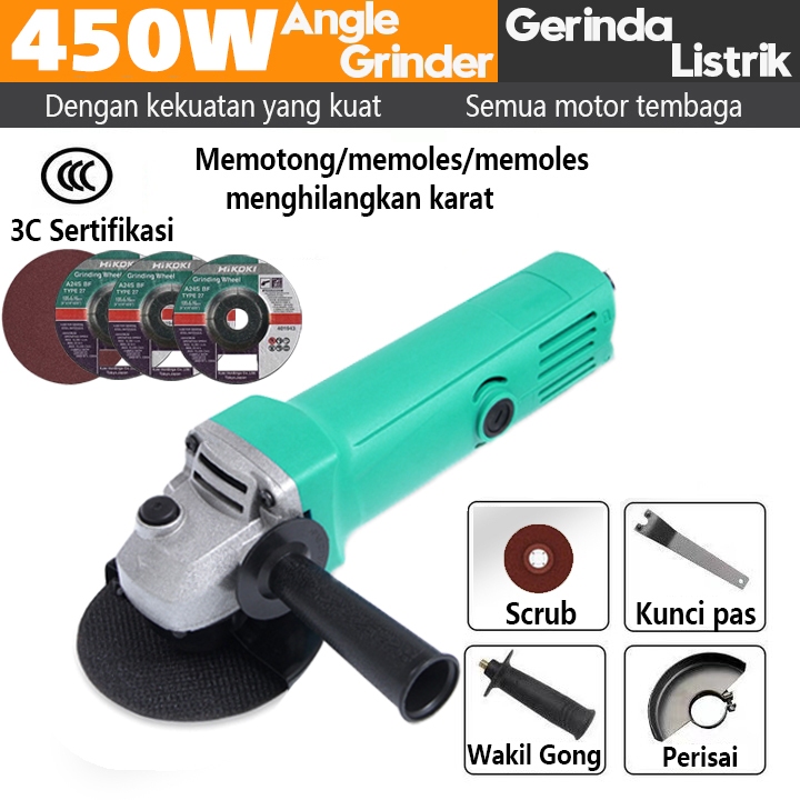 Jual Mesin Gurinda Tangan 5 inch / RSG 100-3/ Angle Grinder / Gerinda ...