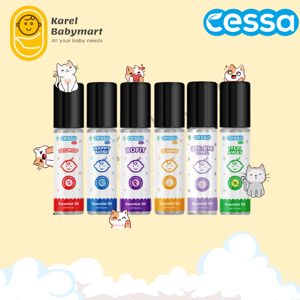 Jual Cessa Baby Essential Oil Roll On 8ml Happy Nose Fedrop Leniare ...