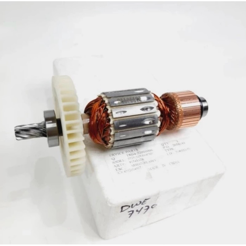 Jual Armature Rotor Angker Motor Mesin Table Saw DWE7470 DEWALT DWE ...