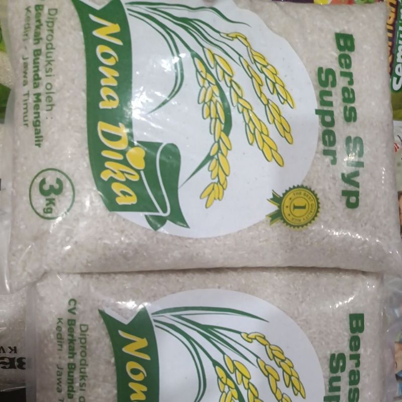 Jual Beras Nona Dika 3Kg Beras 3 Kg | Shopee Indonesia