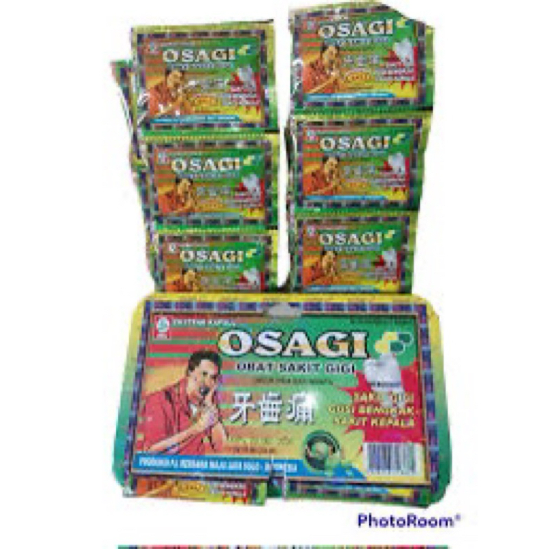 Jual osagi hijau kapsul sakit gigi | Shopee Indonesia