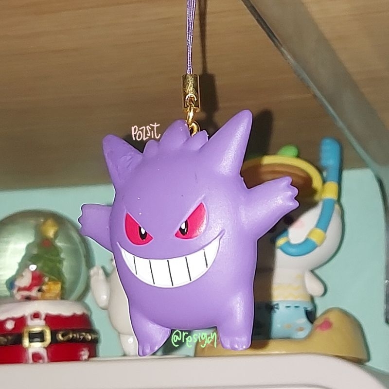 Jual pokemon gengar gashapon / gachapon bandai keychain / keyring | Shopee Indonesia