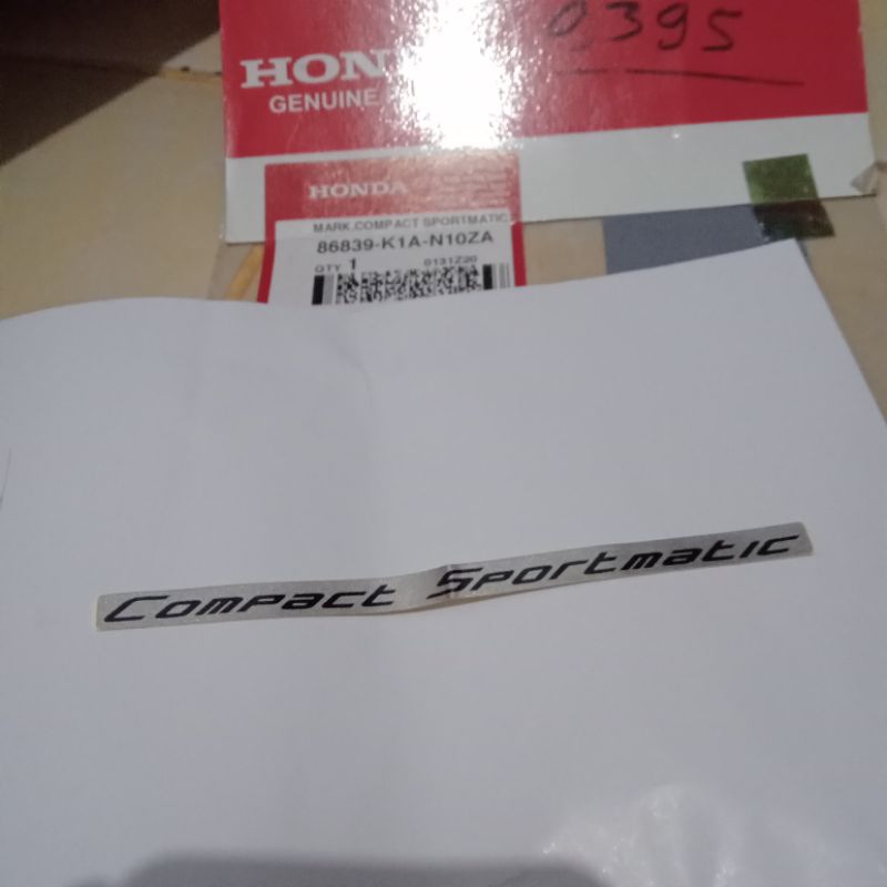 Jual stiker logo tulisan mark compact sportmatic beat k1a original ...