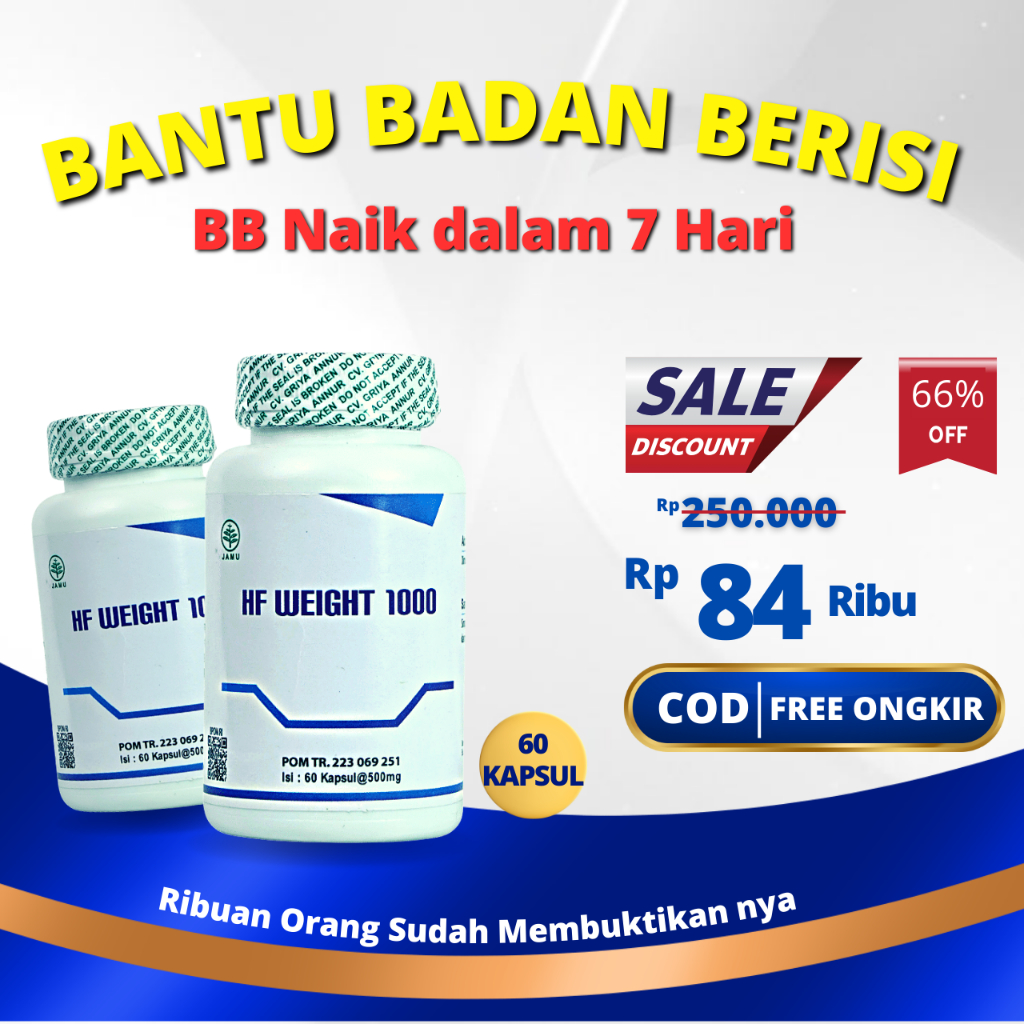 Jual Penggemuk Badan | Obat gemuk | Penambah Nafsu Makan | HF Weight ...