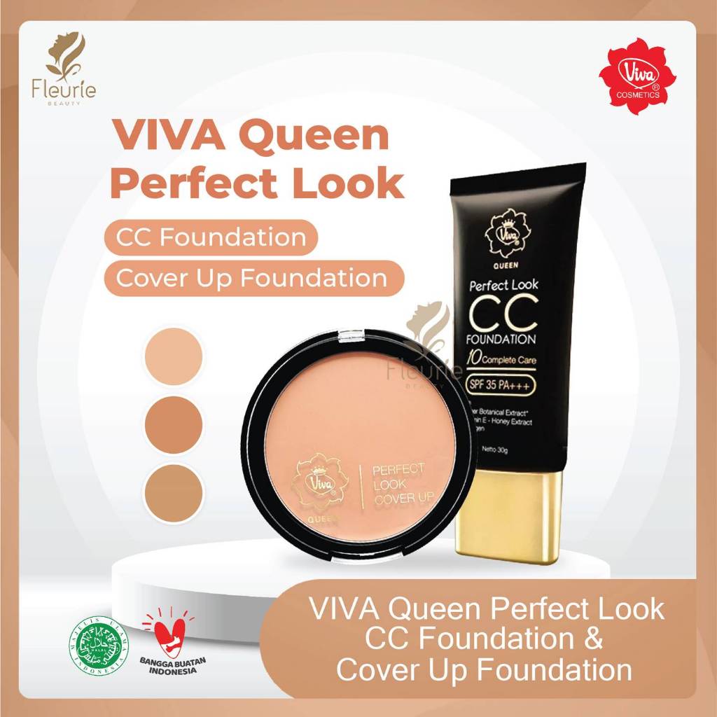Jual VIVA Queen Perfect Look CC Foundation / Queen Perfect Look Cover ...