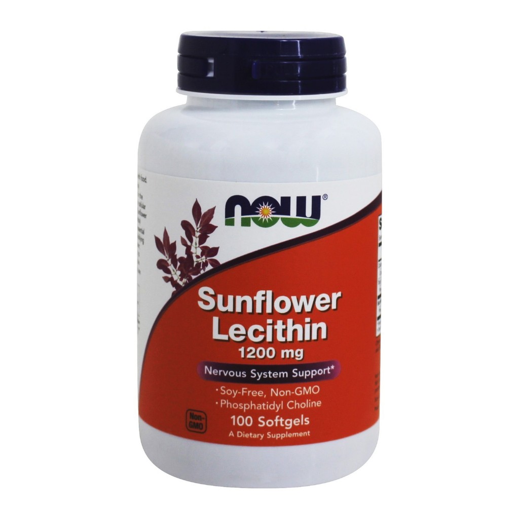 Jual Vitamin NOW FOODS Sunflower Lecithin 1200mg 100 Softgels | Shopee ...