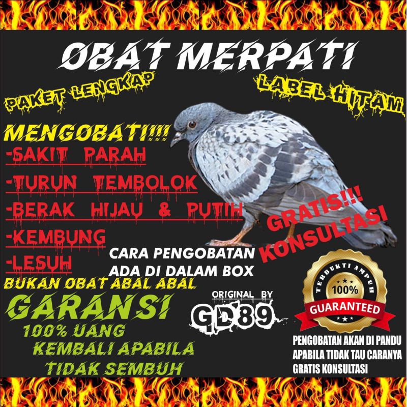 Jual OBAT MERPATI LABEL HITAM TERBUKTI AMPUH MENGOBATI SAKIT PARAH ...