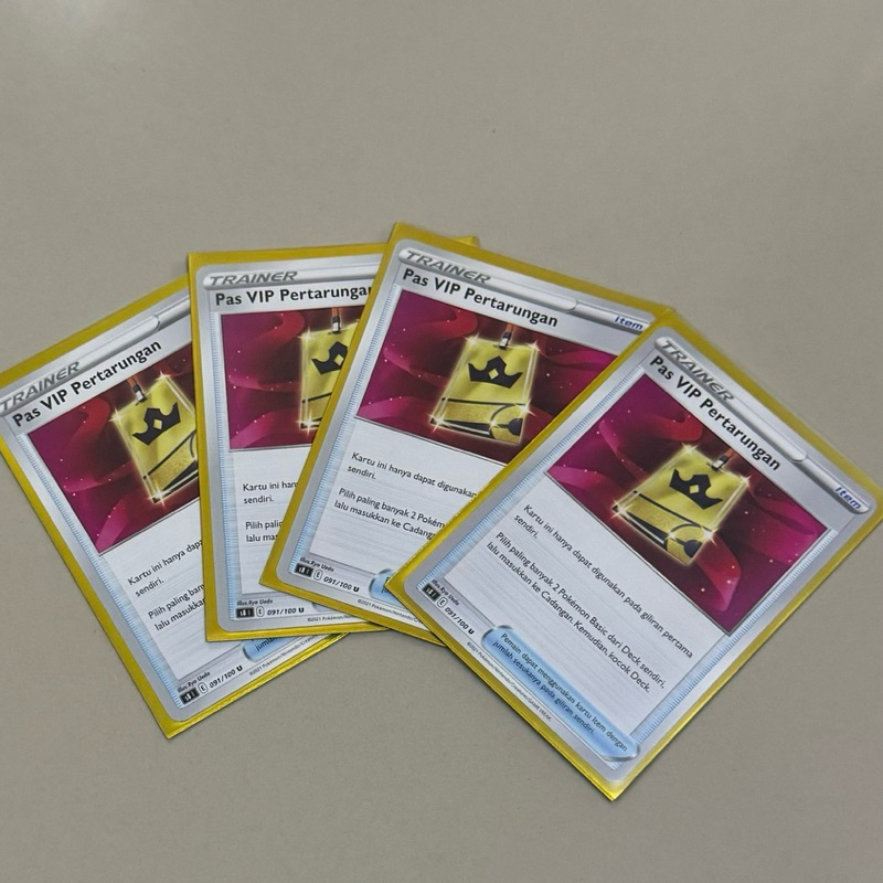 Jual Pas VIP Pertarungan Indonesia Battle VIP Pass Pokemon TCG | Shopee ...