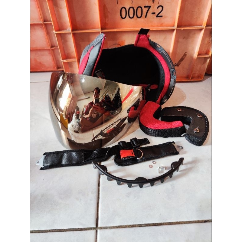 Jual Kaca Helm GM Fighter Busa fullset GM Fighter Paket Kaca dan Busa ...