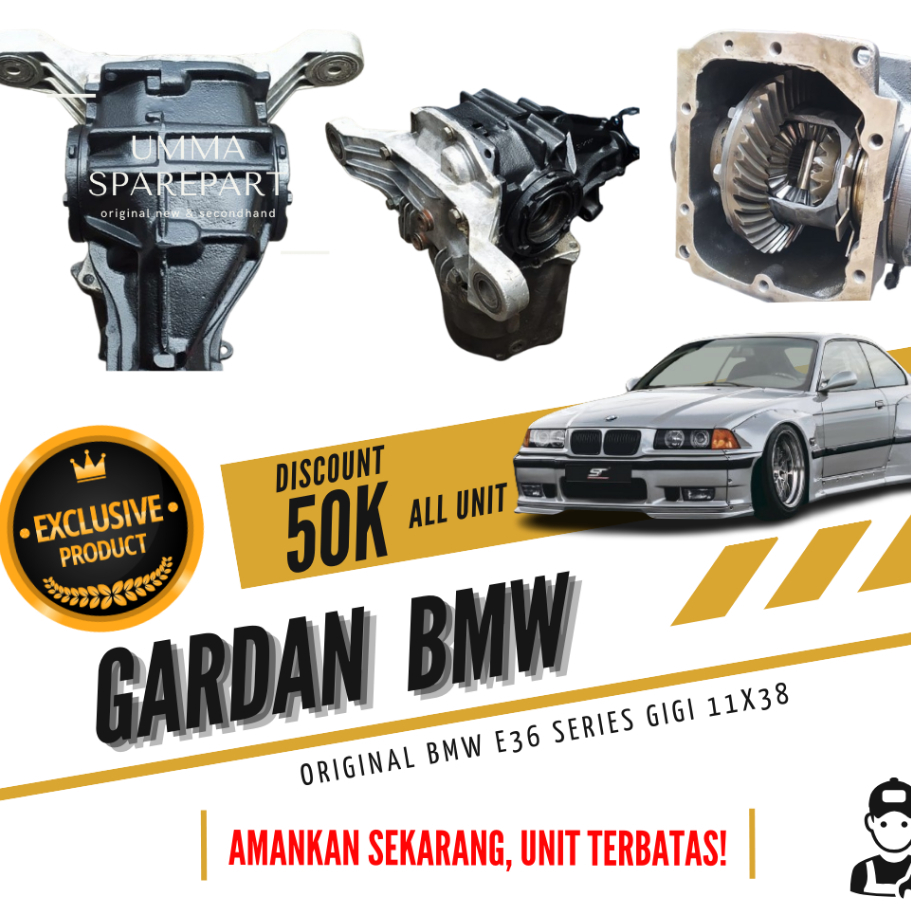 Jual Gardan BMW E36 Series Gigi 11x38 Mesin 4 Silinder original copotan ...