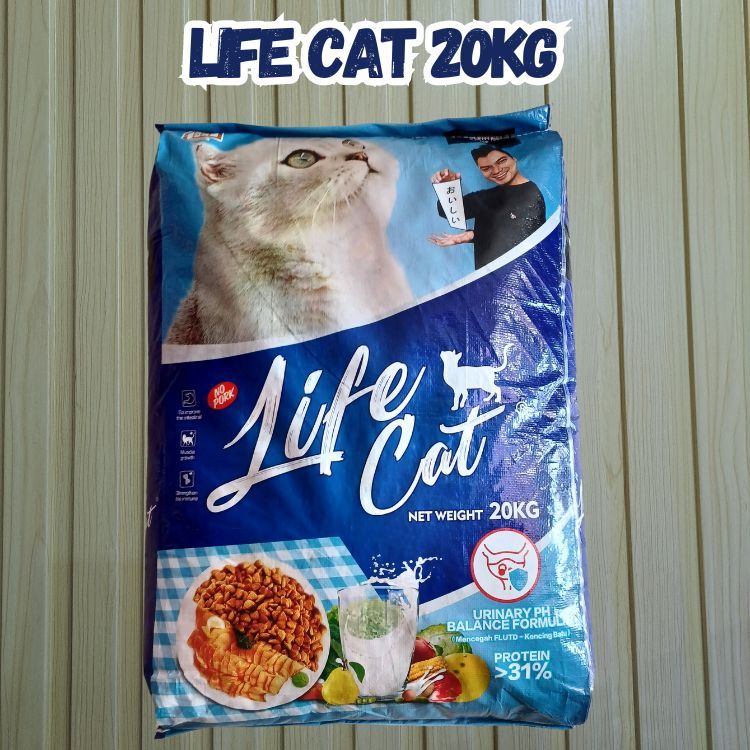 Jual LIFE CAT FOOD PREMIUM 20KG MAKANAN KERING KUCING 20KG | Shopee ...