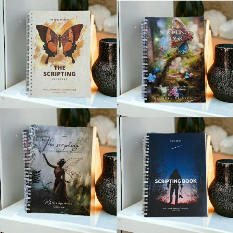Jual Buku Notebook Catatan Ukuran A5 a5 Scripting Aesthetic Aestetik ...