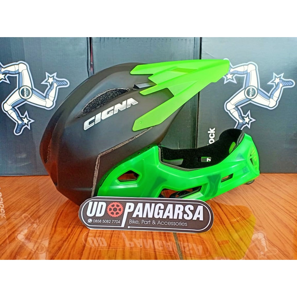 Jual Helm Sepeda Push Bike Anak Fullface Helmet CIGNA RACE modular Full ...