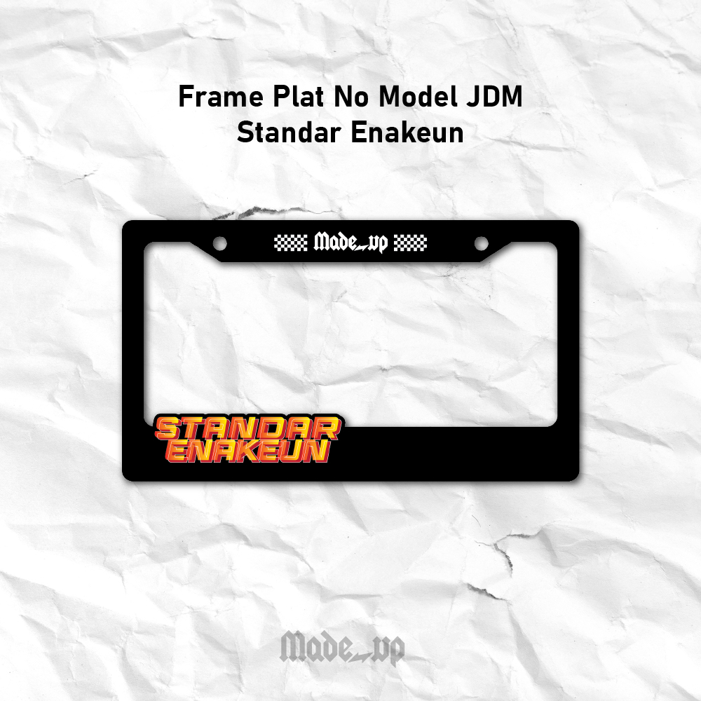 Jual FRAME PLAT NOMOR AKRILIK MODEL JDM BISA UNTUK SEMUA MOTOR BISA ...