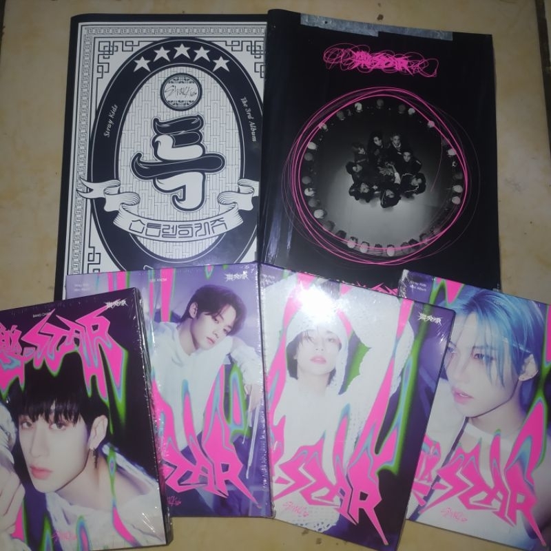 Jual Stray Kids SKZ Album Sealed 5star std, rockstar std postcard (no ...