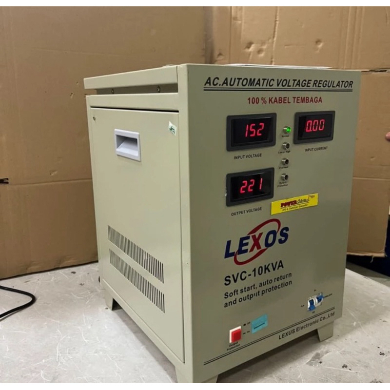 Jual Stabilizer Lexos SVC-10KVA 10000Va 10kva Digital AC Automatic ...