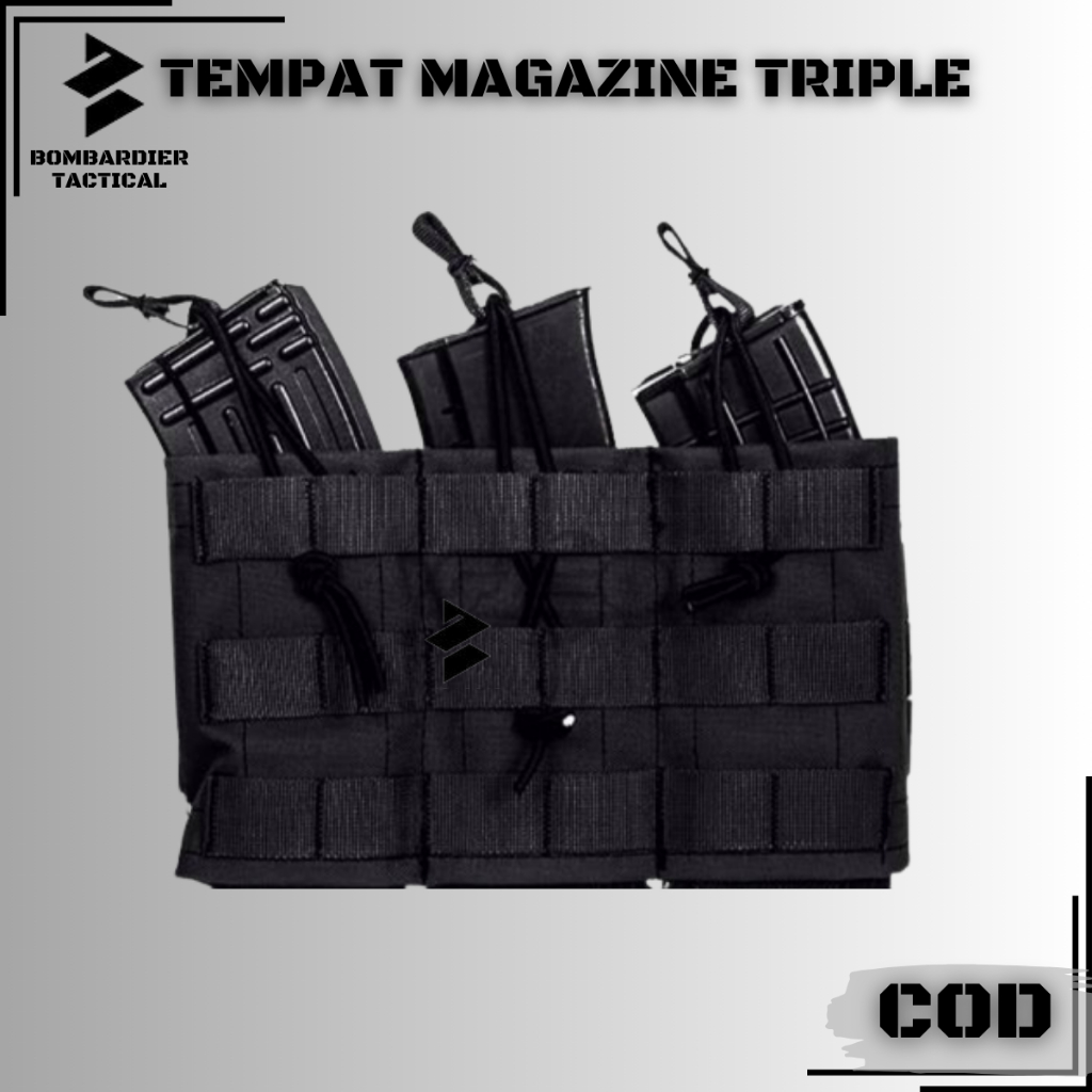 Jual PROMO!!! Pouch Magazine Triple / Pouch Magazen / wadah magazine ...
