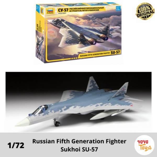 Jual Promo Model Kits Military Pesawat Russian Fighter Sukhoi SU-57 by ...