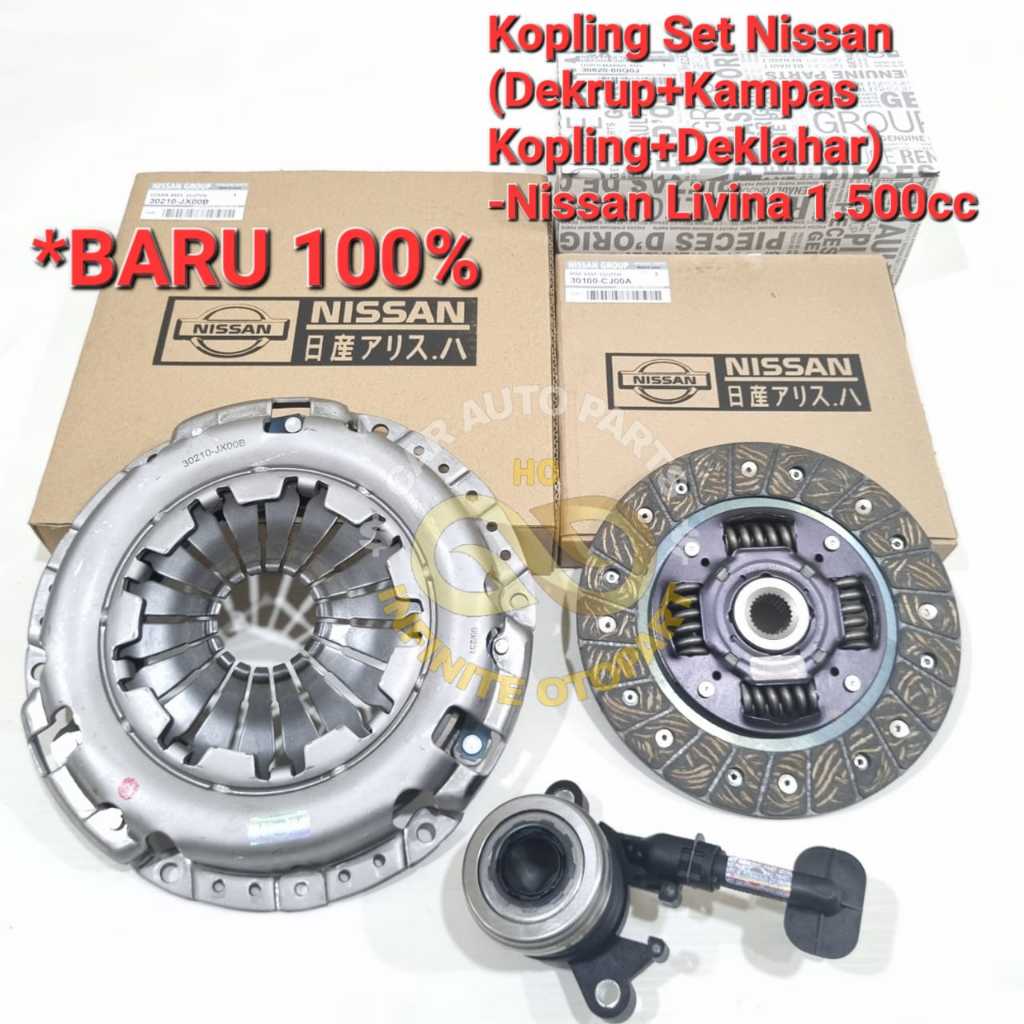 Jual KOPLING SET KAMPAS DEKRUP DEKLAHAR NISSAN LIVINA 1.5 1500CC ...