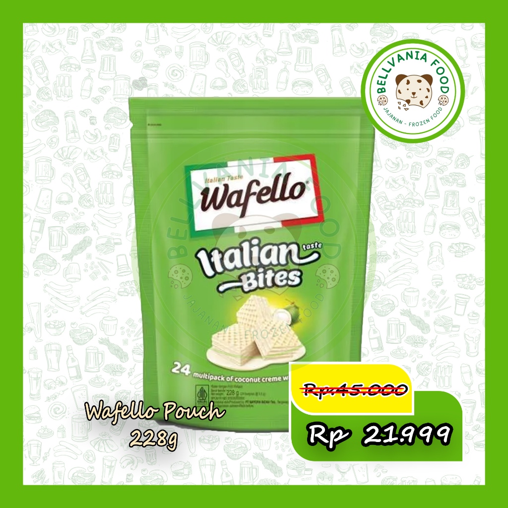 Jual Wafello Wafer Pouch 228g | Shopee Indonesia