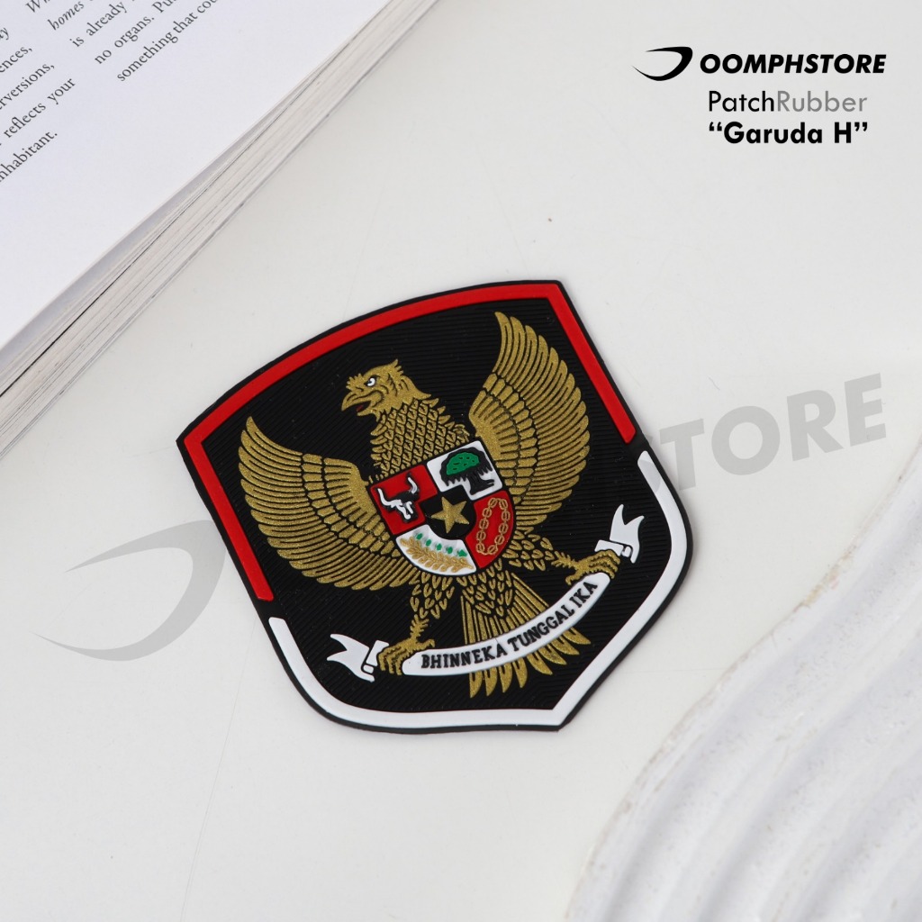 Jual Patch rubber GARUDA H - logo karet timbul siap tempel setrika (uk ...